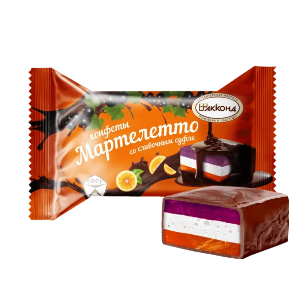 МАРТЕЛЕТТО со вкусом апельсин-чёрная смородина, 1 кг
