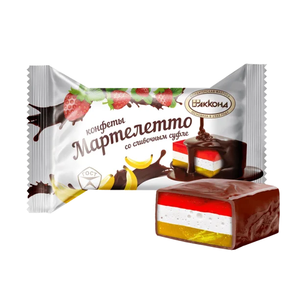 МАРТЕЛЕТТО со вкусом клубника-банан, 1 кг